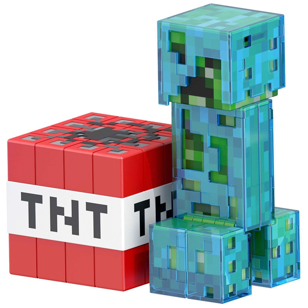 Minecraft Diamond Level Figur Creeper 14 cm | Smyths Toys Schweiz