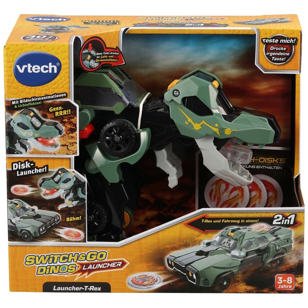 VTech Switch & Go Dinos Launcher T-Rex | Smyths Toys Deutschland