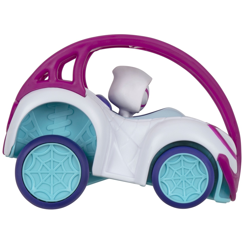 Spidey and His Amazing Friends Toy Car Power Rollers Ghost-Spider 15cm ...