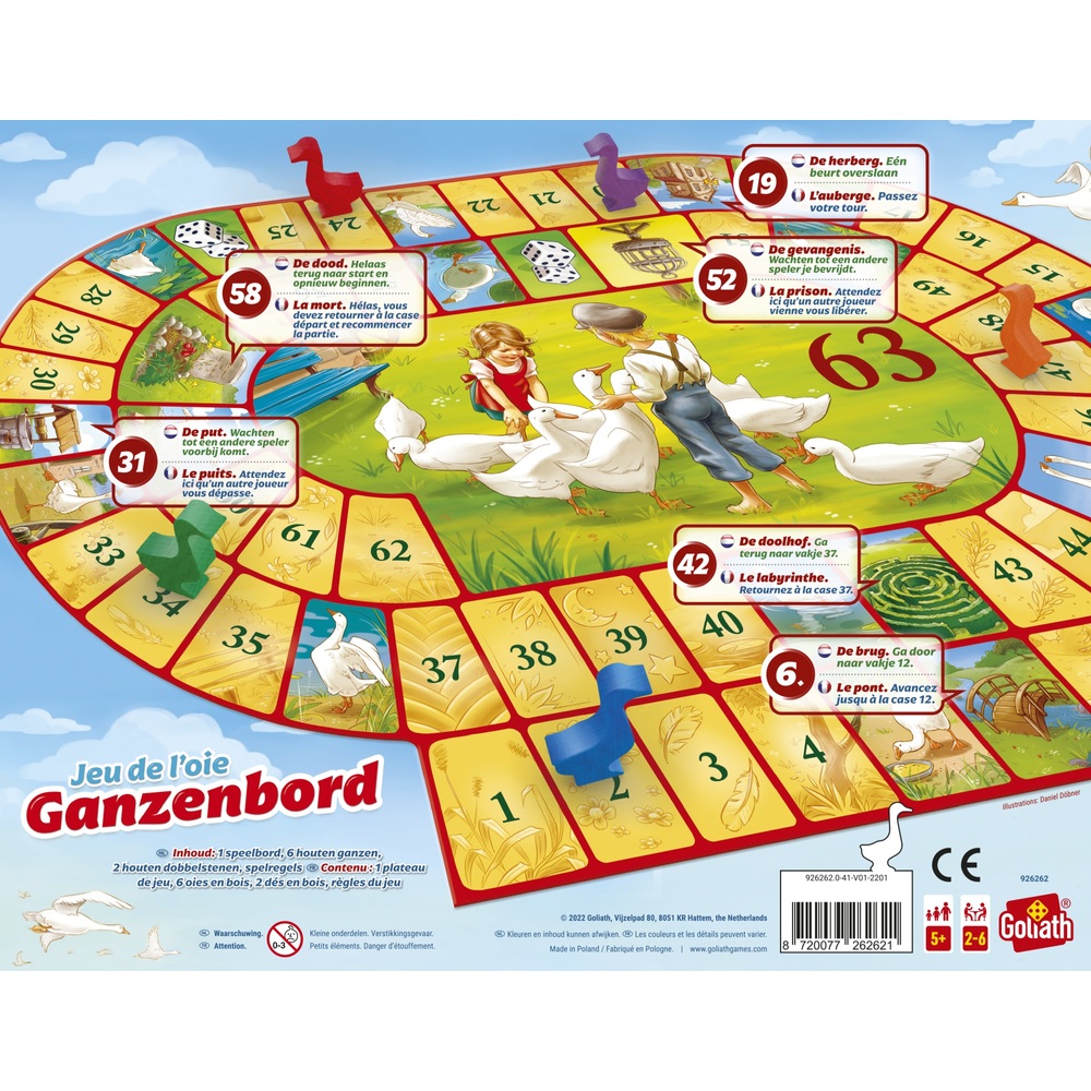 Ganzenbord Bordspel | Smyths Toys Nederland