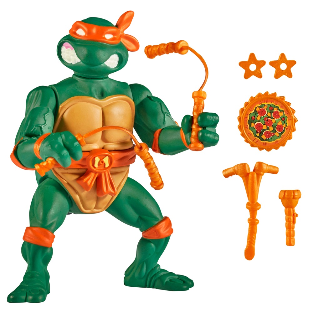 Teenage Mutant Ninja Turtles Figur Michelangelo mit Aufklappbarem ...