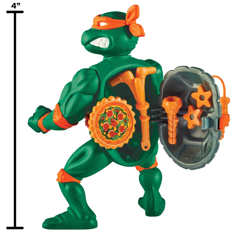 Teenage Mutant Ninja Turtles Figur Michelangelo mit Aufklappbarem ...