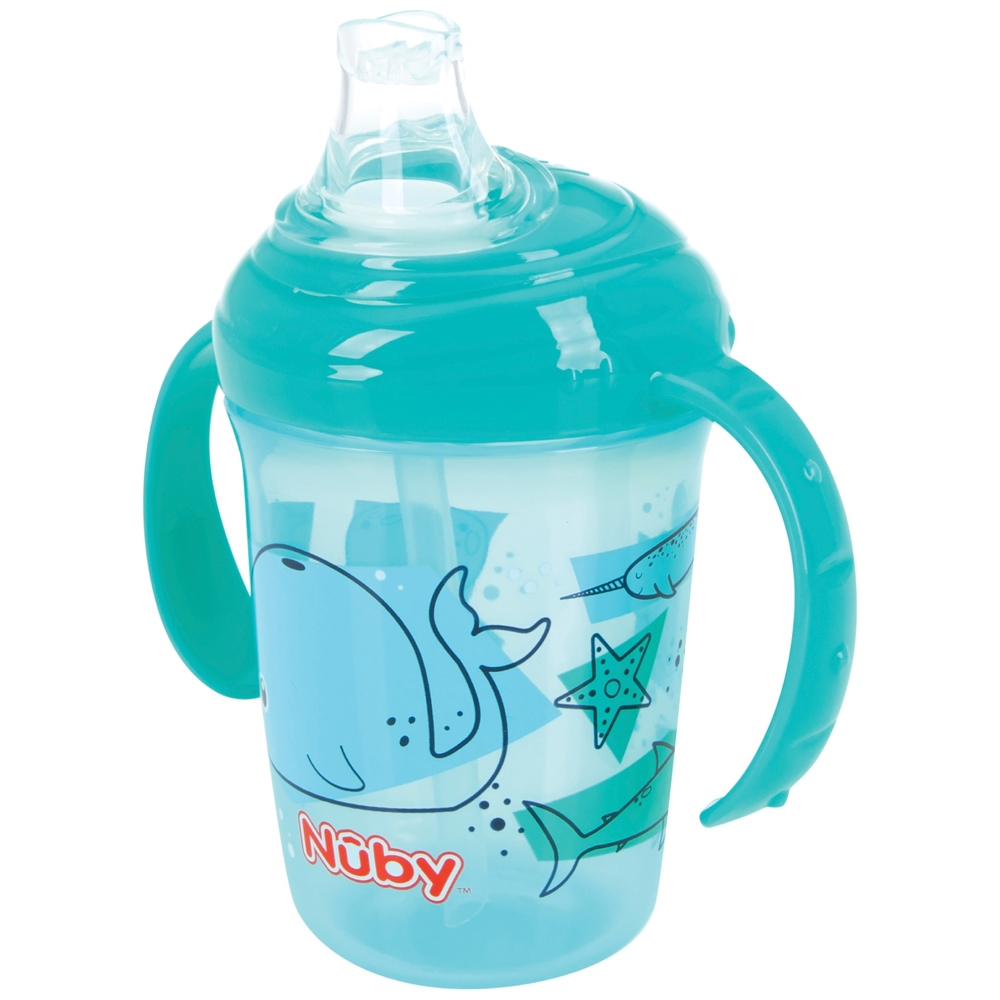 Nuby Grip 'N' Sip 240ml Sippy Cup Assortment | Smyths Toys UK
