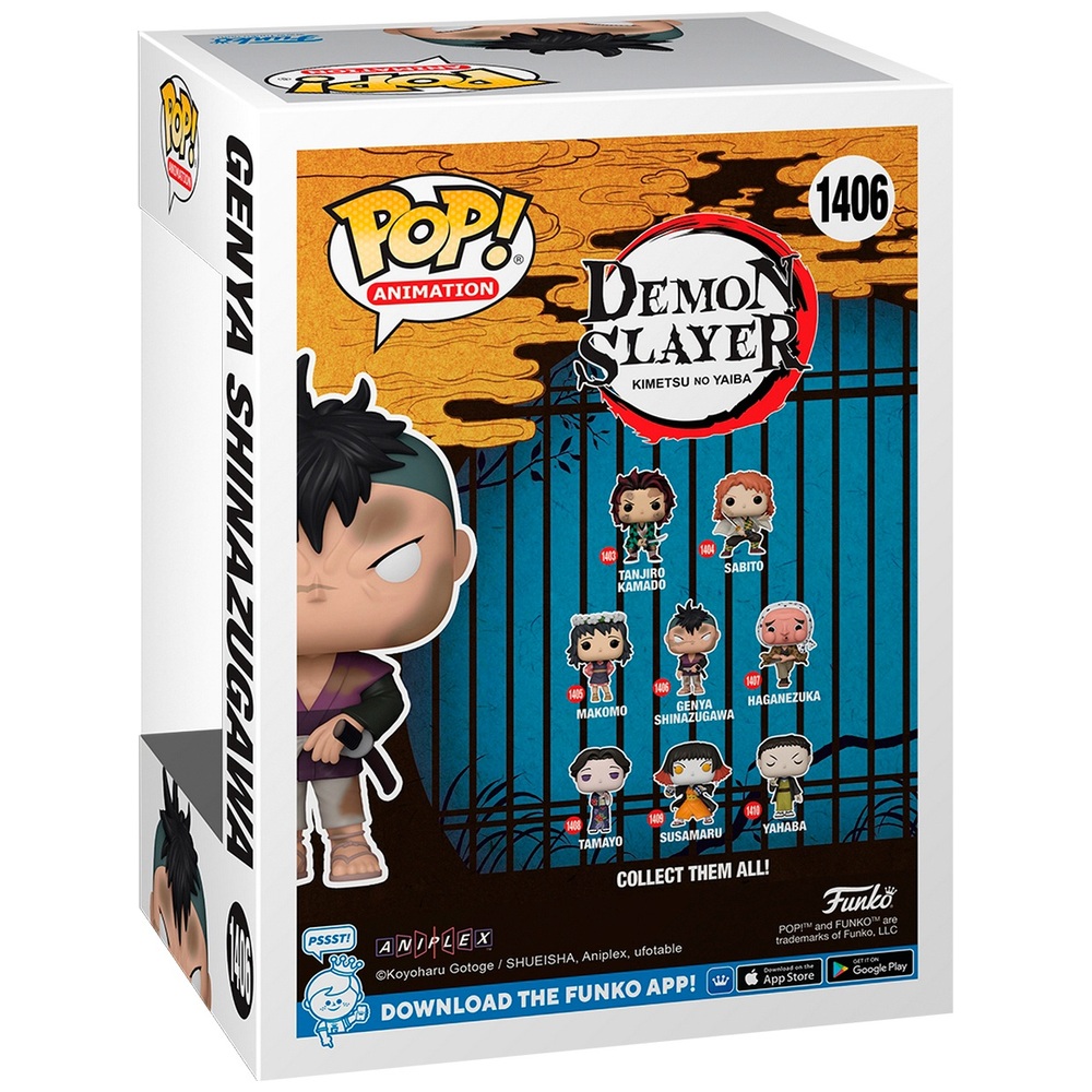 Funko POP! Figur 1406 Demon Slayer Genya Shinazugawa | Smyths Toys ...