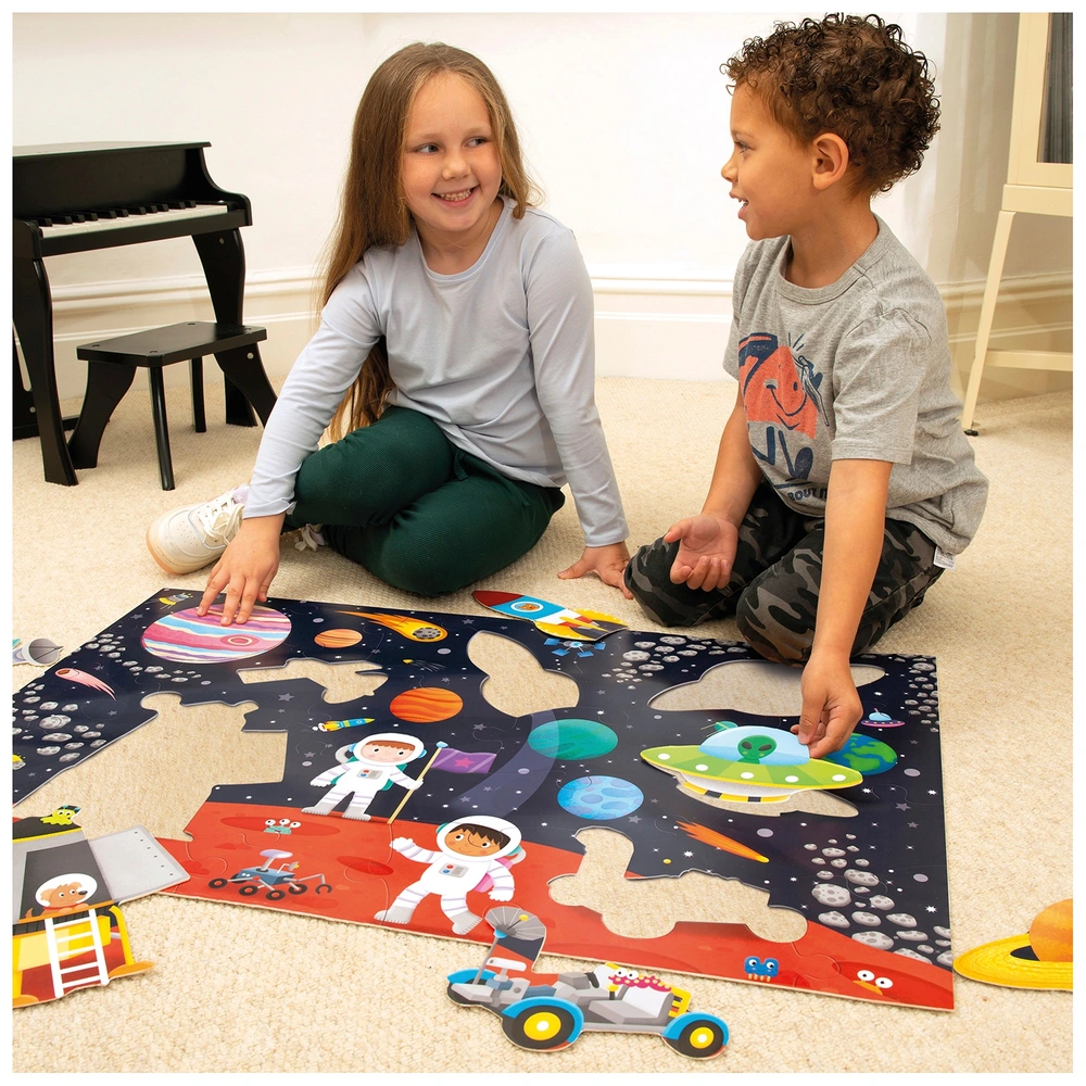 Giant Space Floor Puzzle Fun Learning The Solar System For Kids