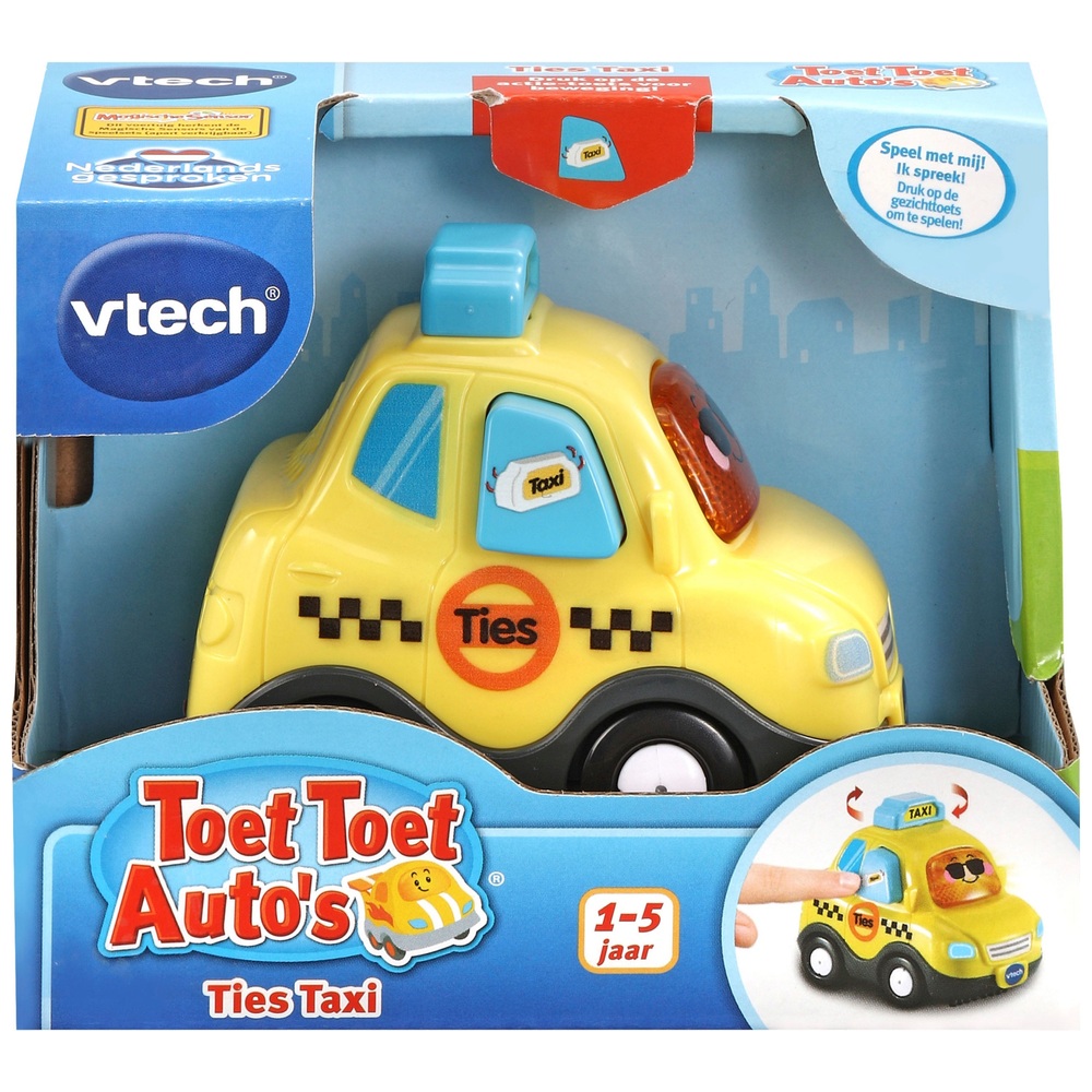 VTech Toet Toet Auto's Ties Taxi | Smyths Toys Nederland