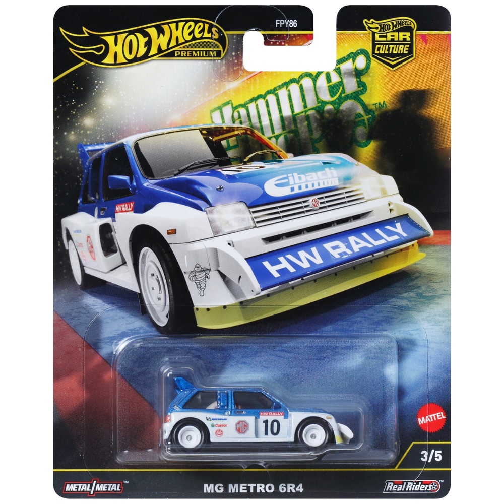 Hot Wheels Premium Car Culture Hammer Drop Auto MG Metro 6R4 1:64 ...