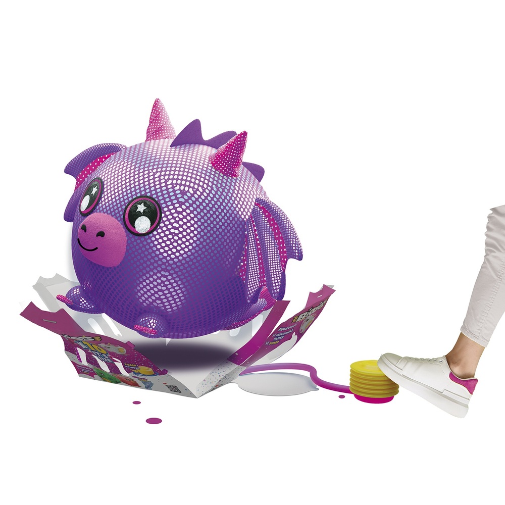 Biggies Inflatable Plush Dragon Soft Toy | Smyths Toys UK