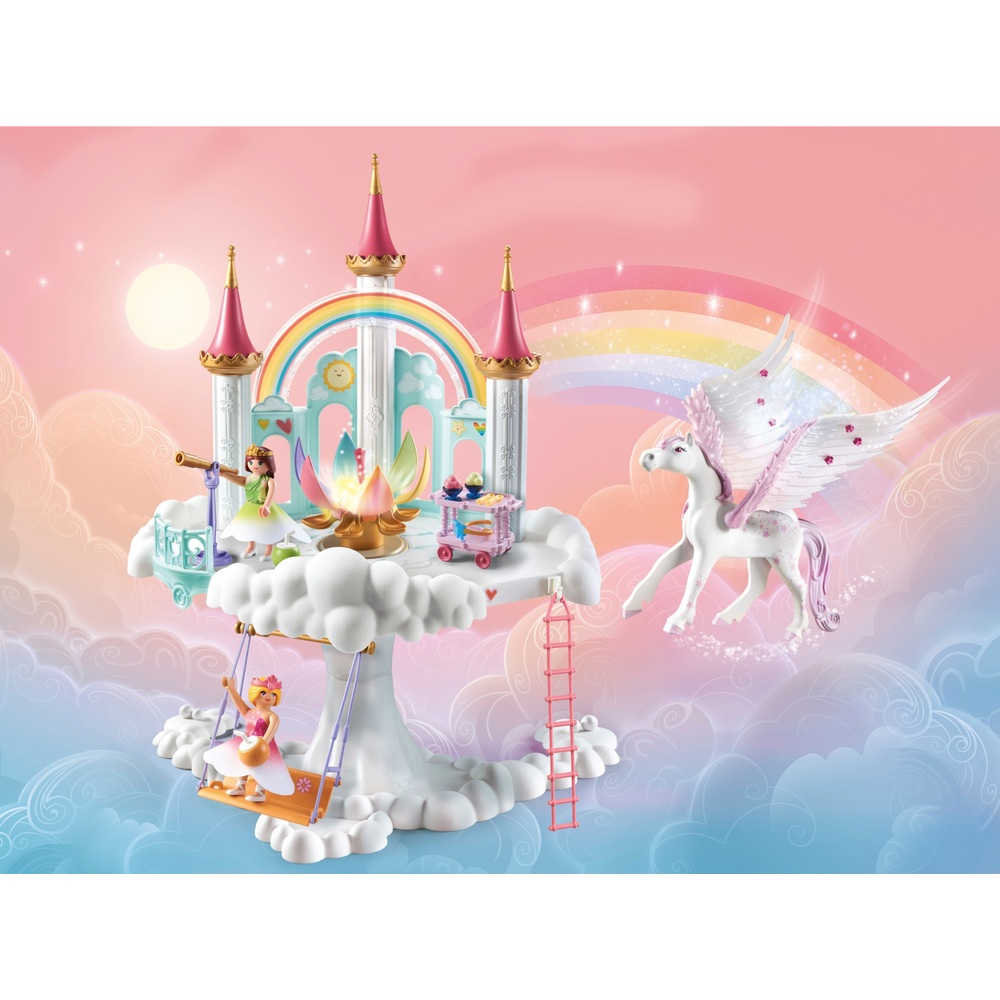 PLAYMOBIL Princess Magic 71359 Himmlisches Regenbogenschloss | Smyths ...