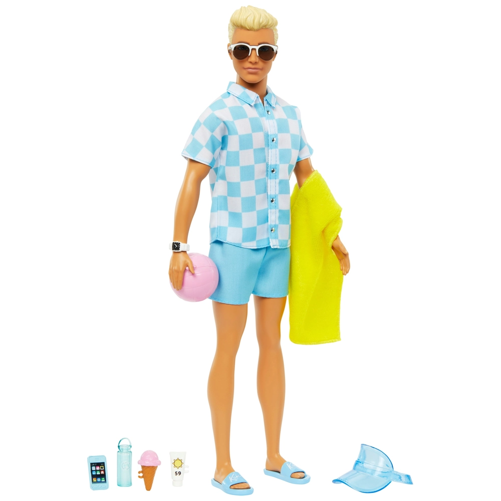Ken Barbie Doll Logo Poppe Barbie The Movie Doll Ken Roller