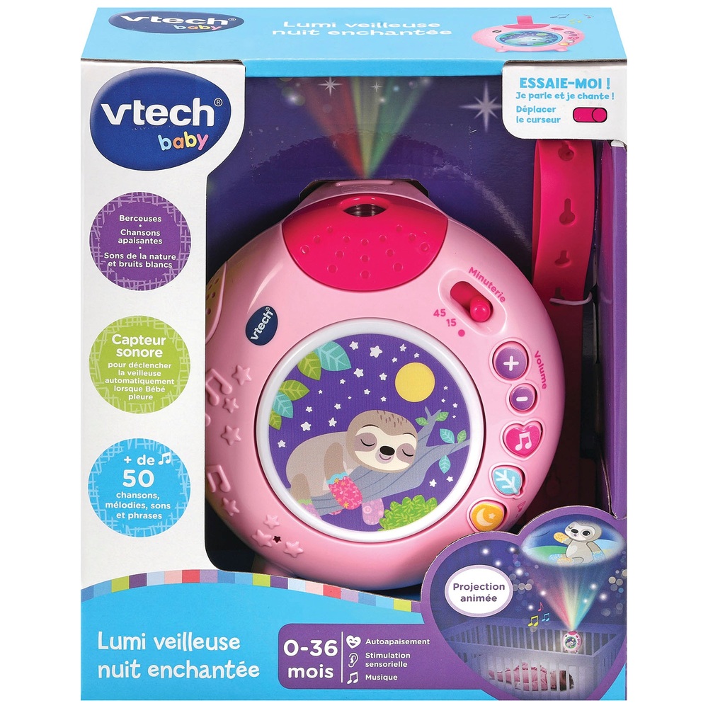 VTech - Lumi Veilleuse Nuit Enchantée - Rose | Smyths Toys France