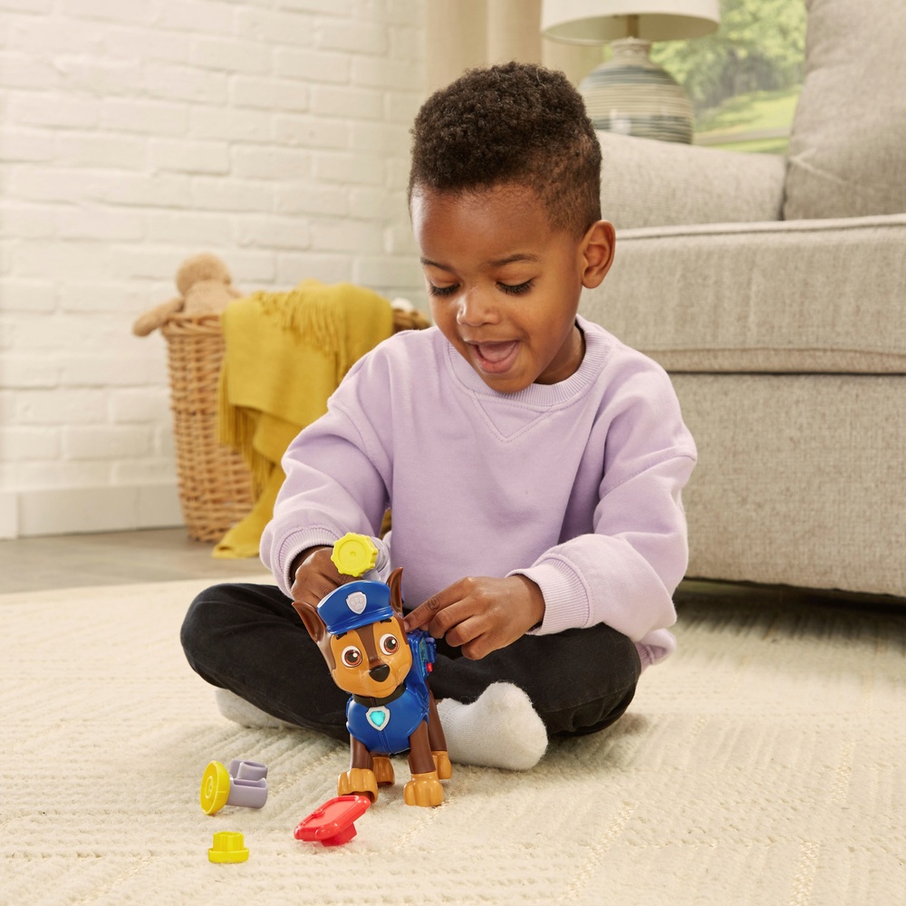VTech PAW Patrol Figur Rettungshund Chase mit Pup Pack | Smyths Toys ...