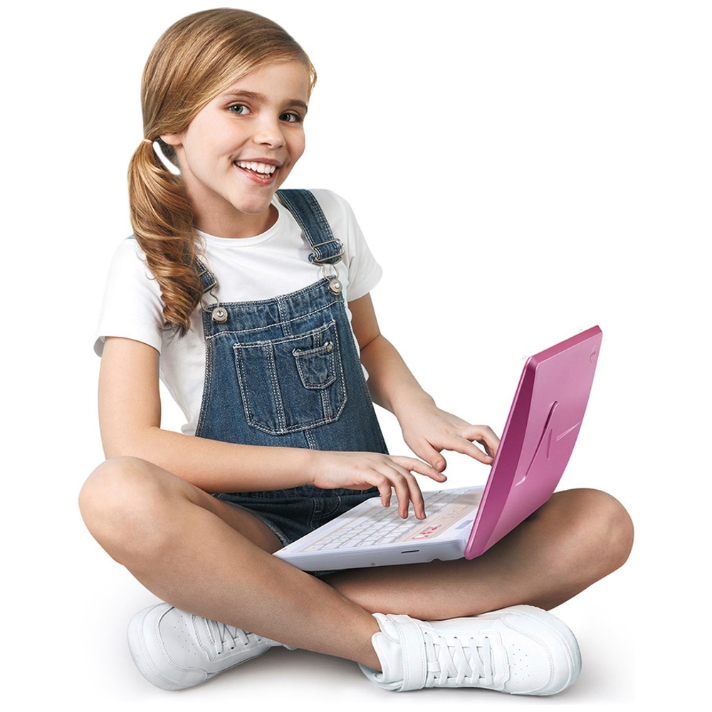 VTech Lerncomputer Genio Lernlaptop XL für Kinder pink | Smyths Toys ...