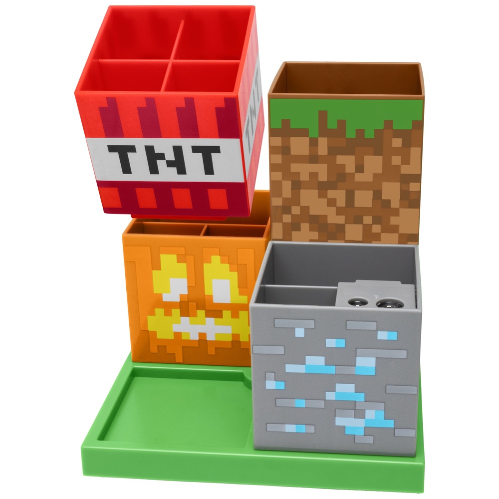 Minecraft Desktop Organiser | Smyths Toys UK