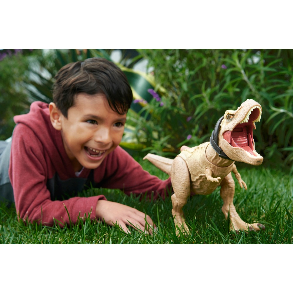 Jurassic World Hunt N' Chomp Tyrannosaurus Rex Dinosaur Toy Figure with ... Jurassic World Hunt N' Chomp Tyrannosaurus Rex Dinosaur Toy Figure with ...