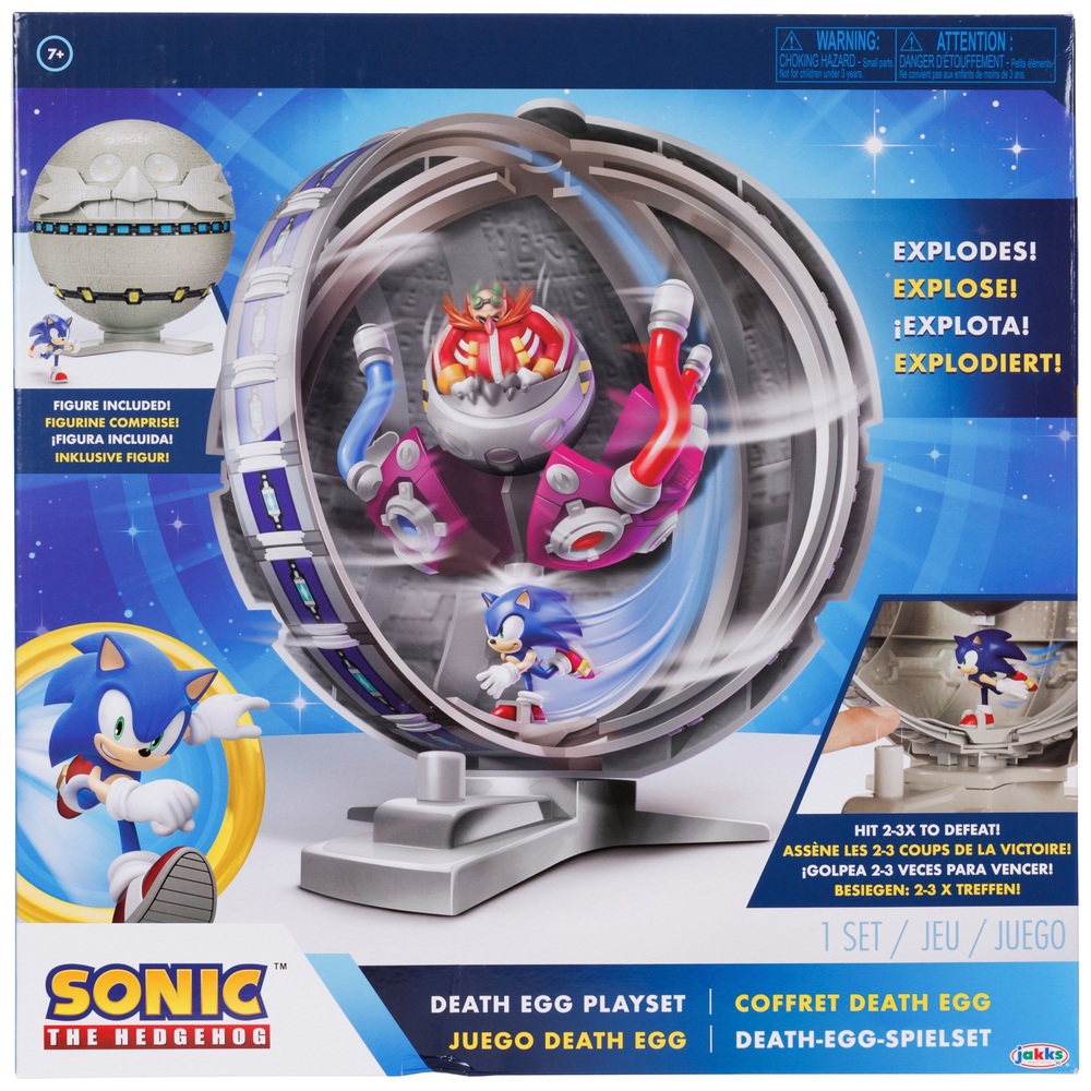 Sonic Death Egg Playset with Sonic Action Figure | Smyths Toys UK