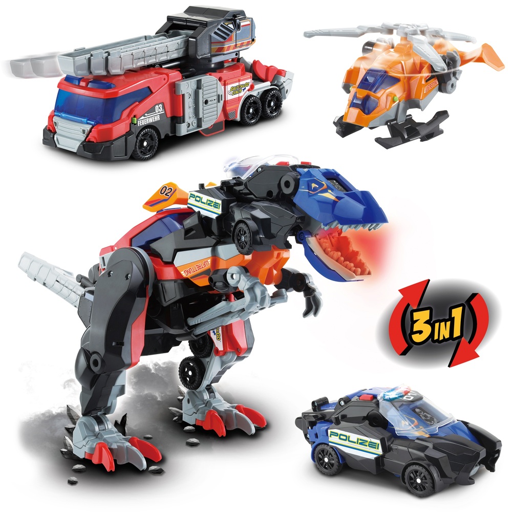 VTech Switch & Go Dinos 3-in-1 Super-T-Rex Roboter Spielzeug | Smyths ...