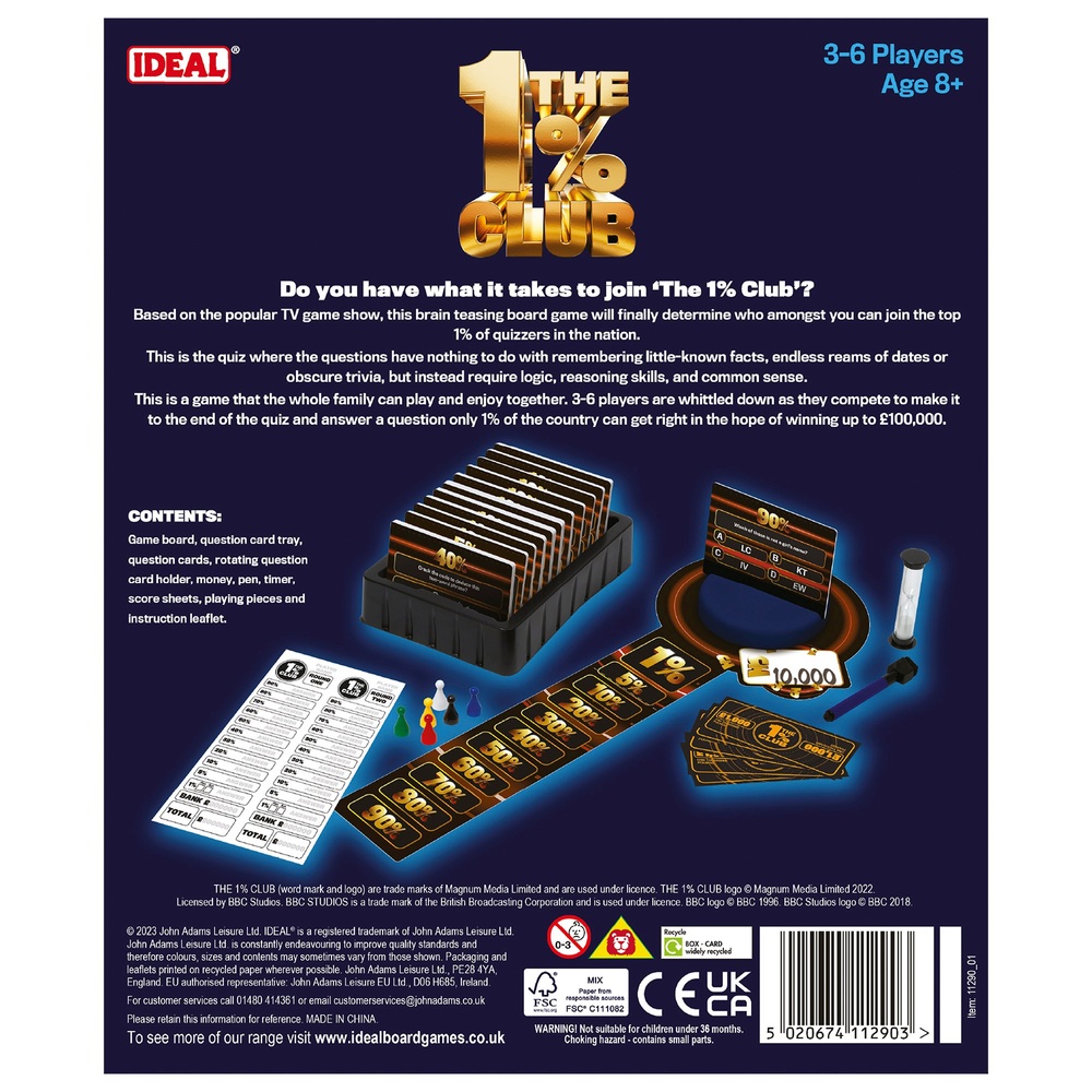 The 1% Club Board Game | Smyths Toys UK