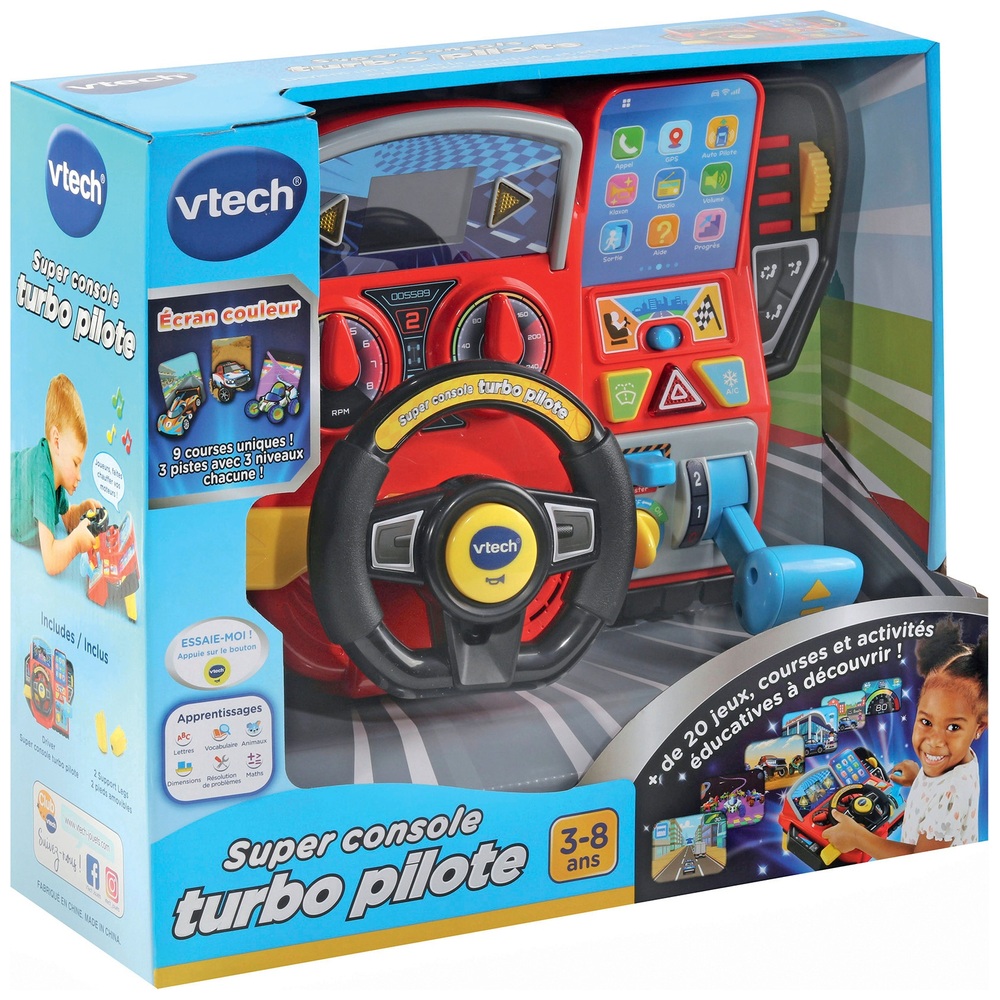 VTech - Super Console Turbo Pilote | Smyths Toys France