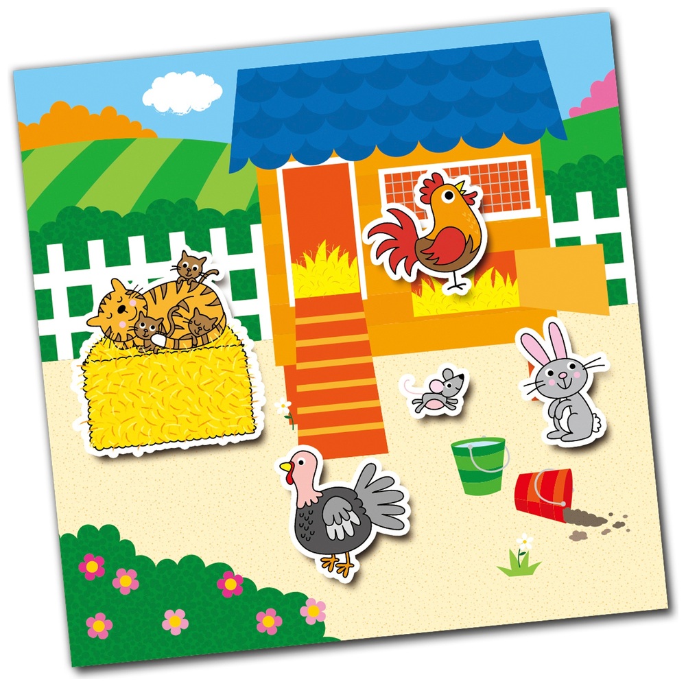 Galt Reusable Farm Stickers Book | Smyths Toys UK