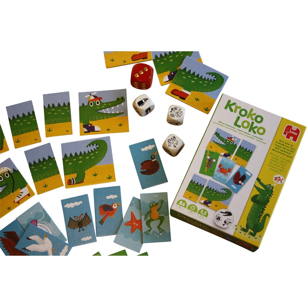 Jumbo Kroko Loko Dobbelspel | Smyths Toys Nederland