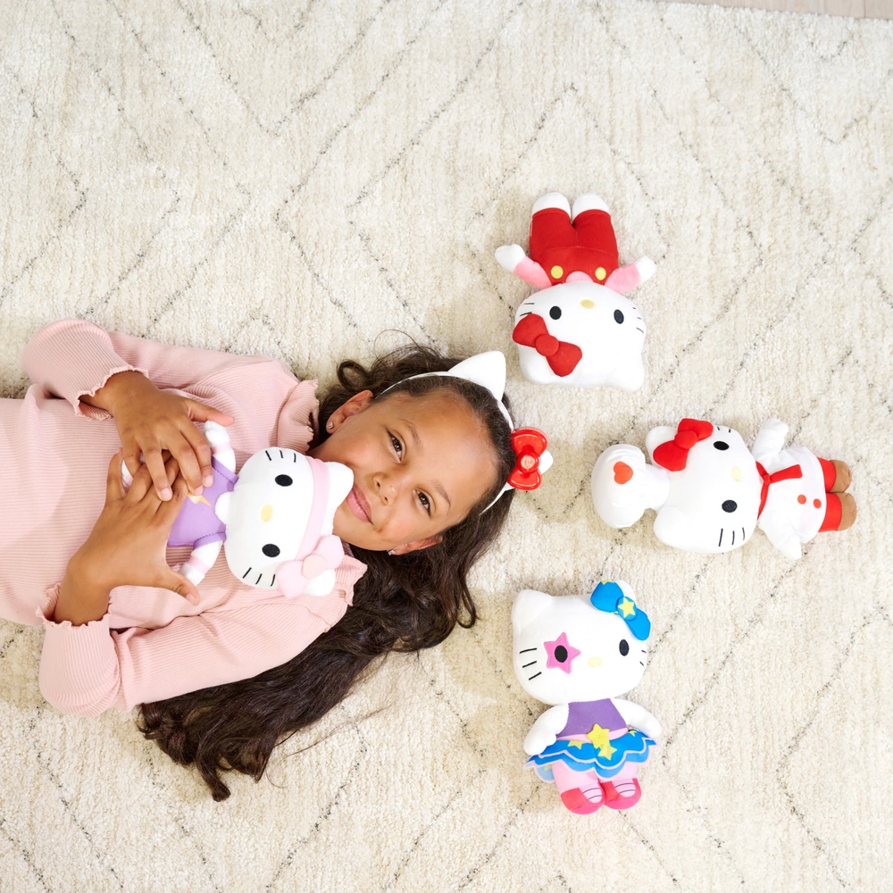Hello Kitty Kerst Knuffel Hello Kitty Knuffel 35 Cm Roze | Bol