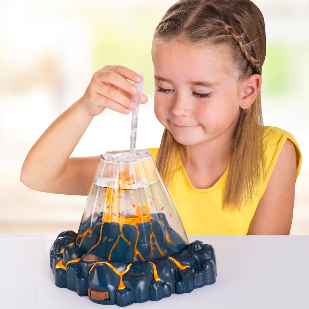 Aqua Dragons Volcano Aquarium Tank with LED Lava Base | Smyths Toys UK
