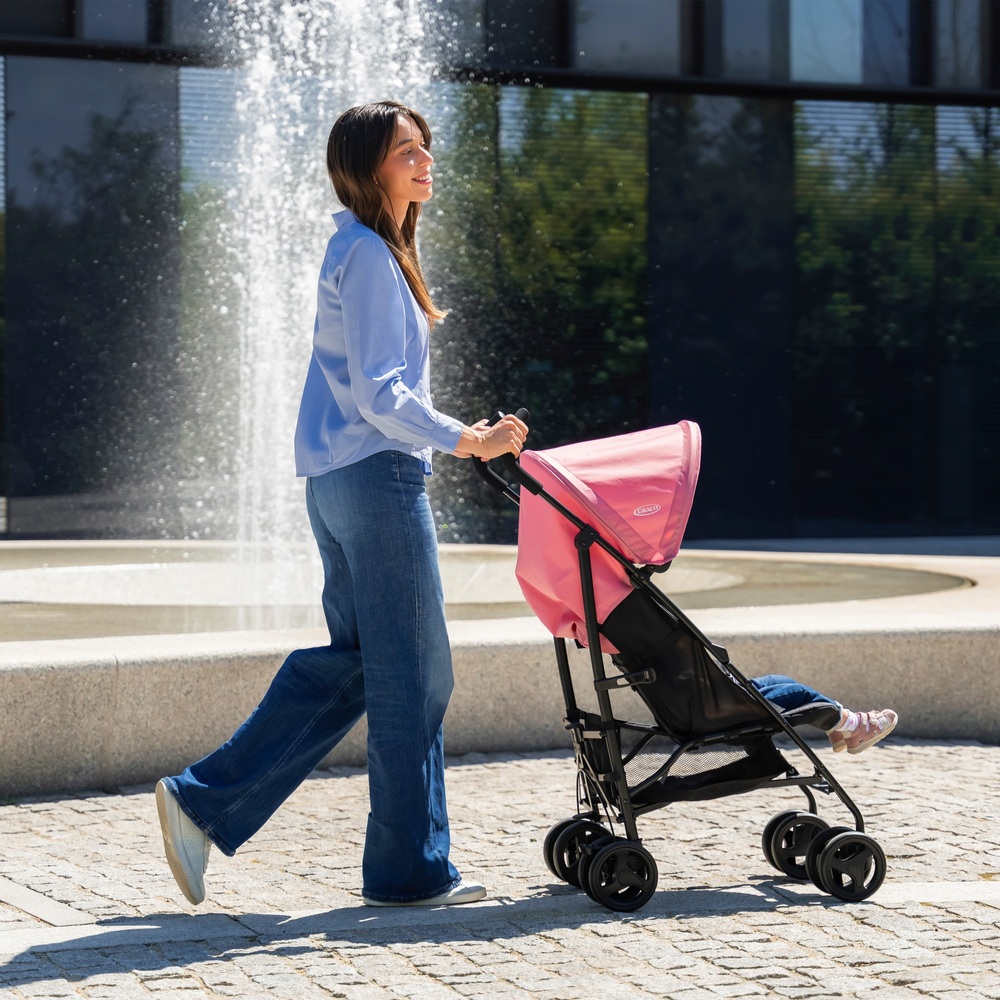 Graco EZLite Stroller Dusty Rose | Smyths Toys Ireland