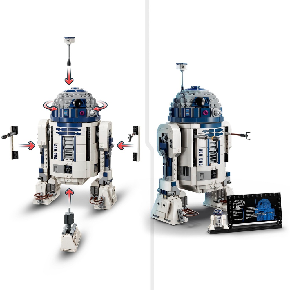 LEGO Star Wars 75379 R2-D2 Model Set | Smyths Toys UK