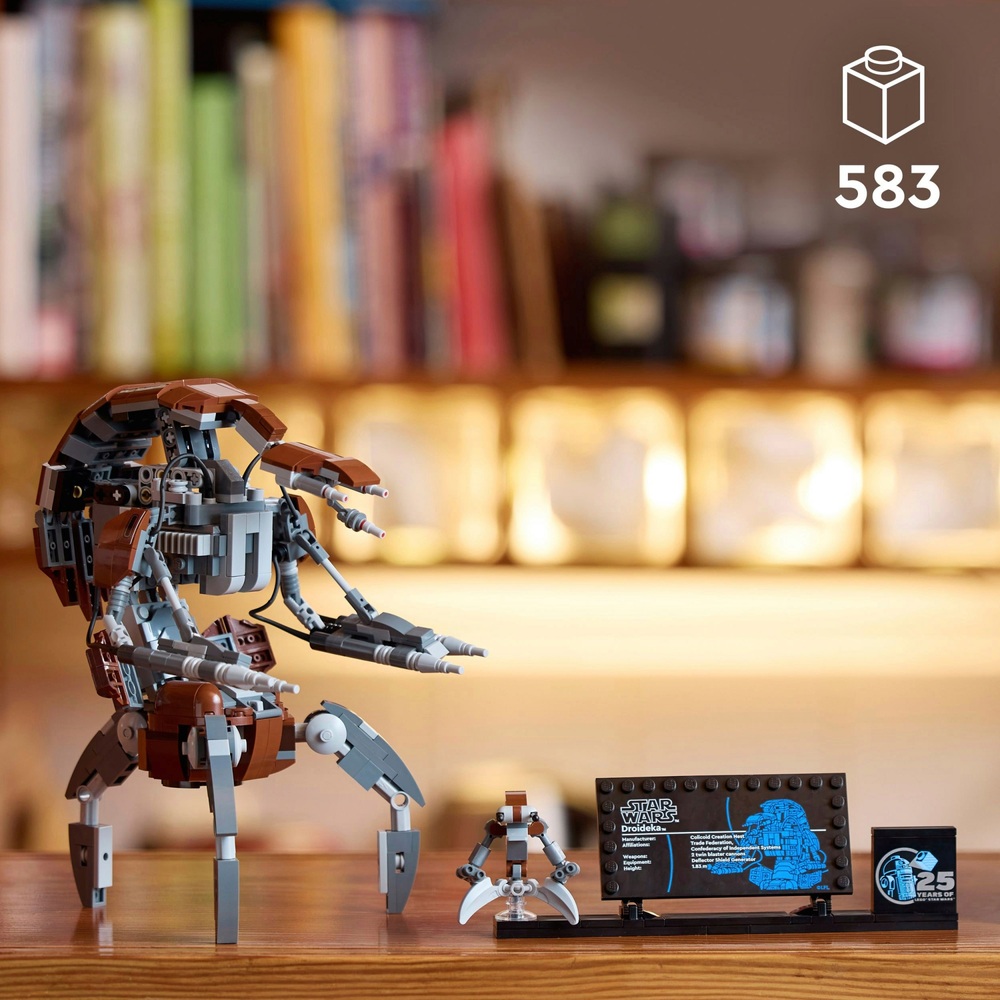 LEGO Star Wars 75381 Droideka 25th Anniversary Model Set for Adults ...