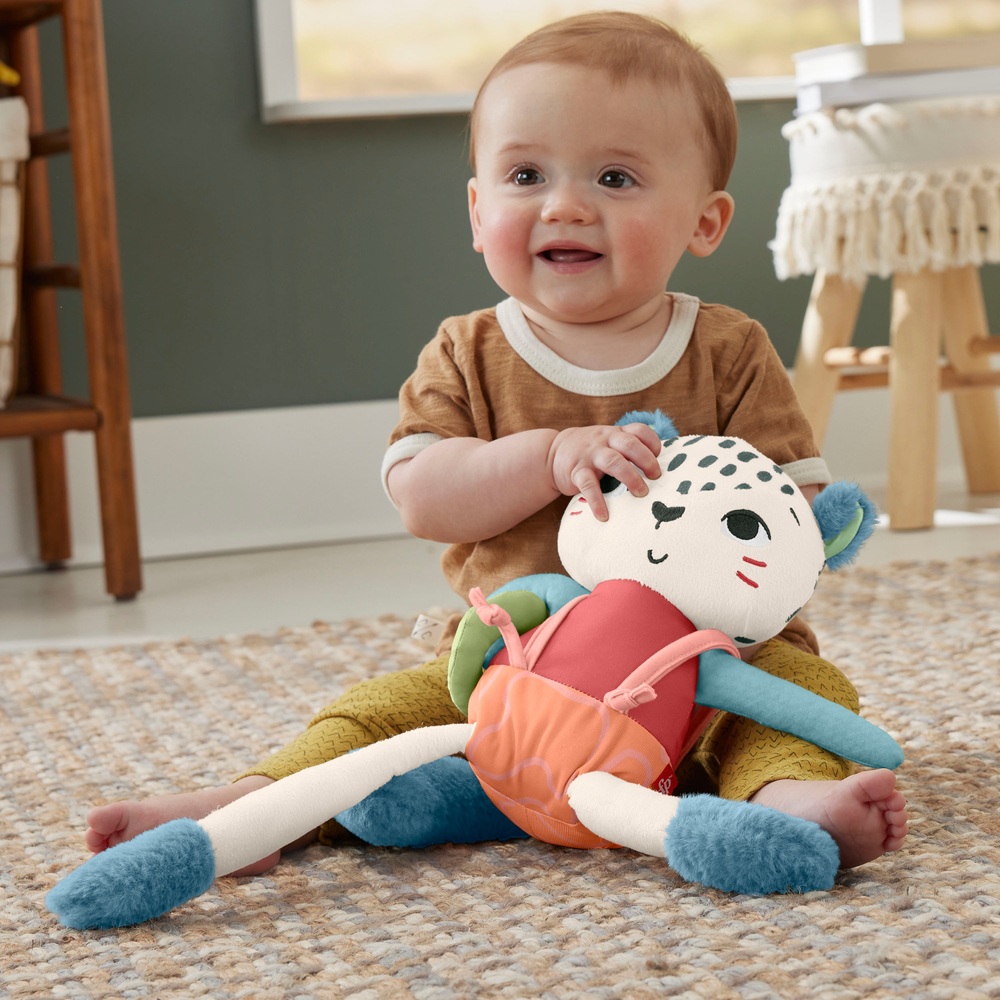 Fisher-Price Planet Friends Babyspielzeug Schneeleopard | Smyths Toys ...