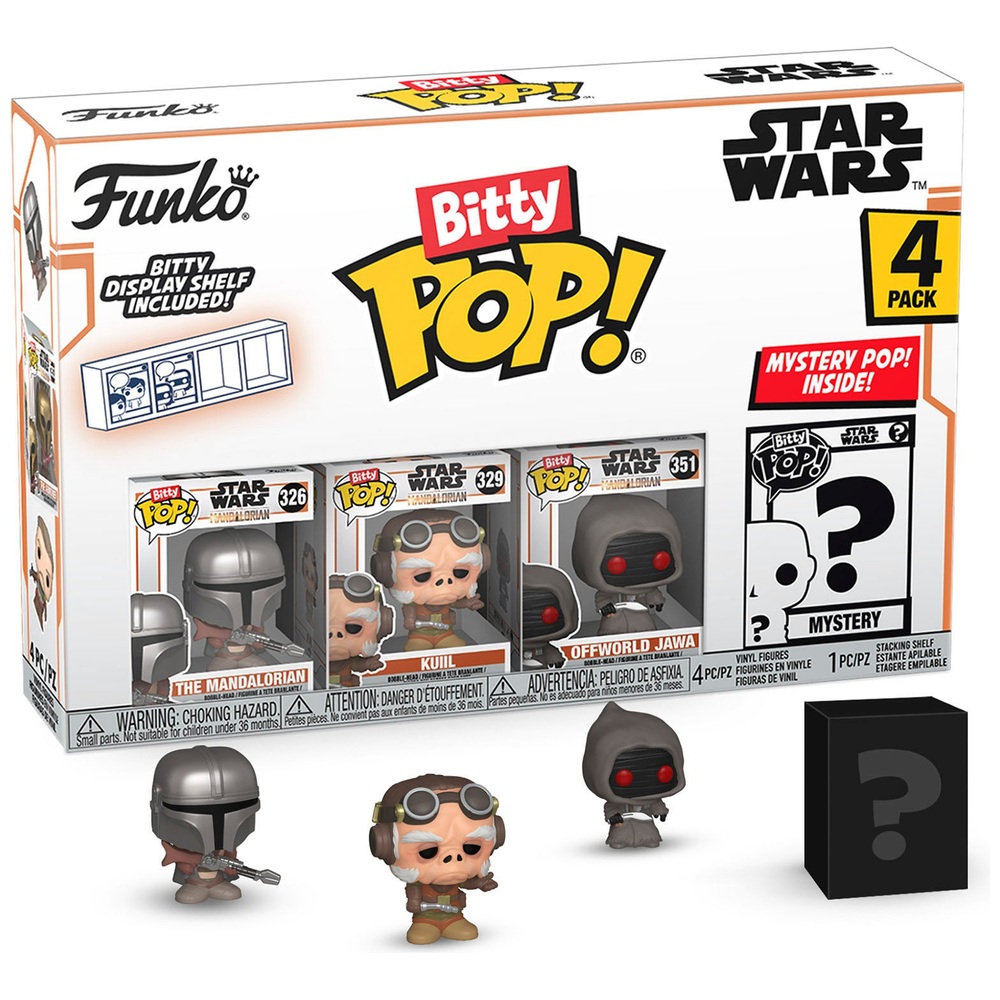 Funko Bitty POP! Star Wars Mandalorian 4er Pack | Smyths Toys Österreich