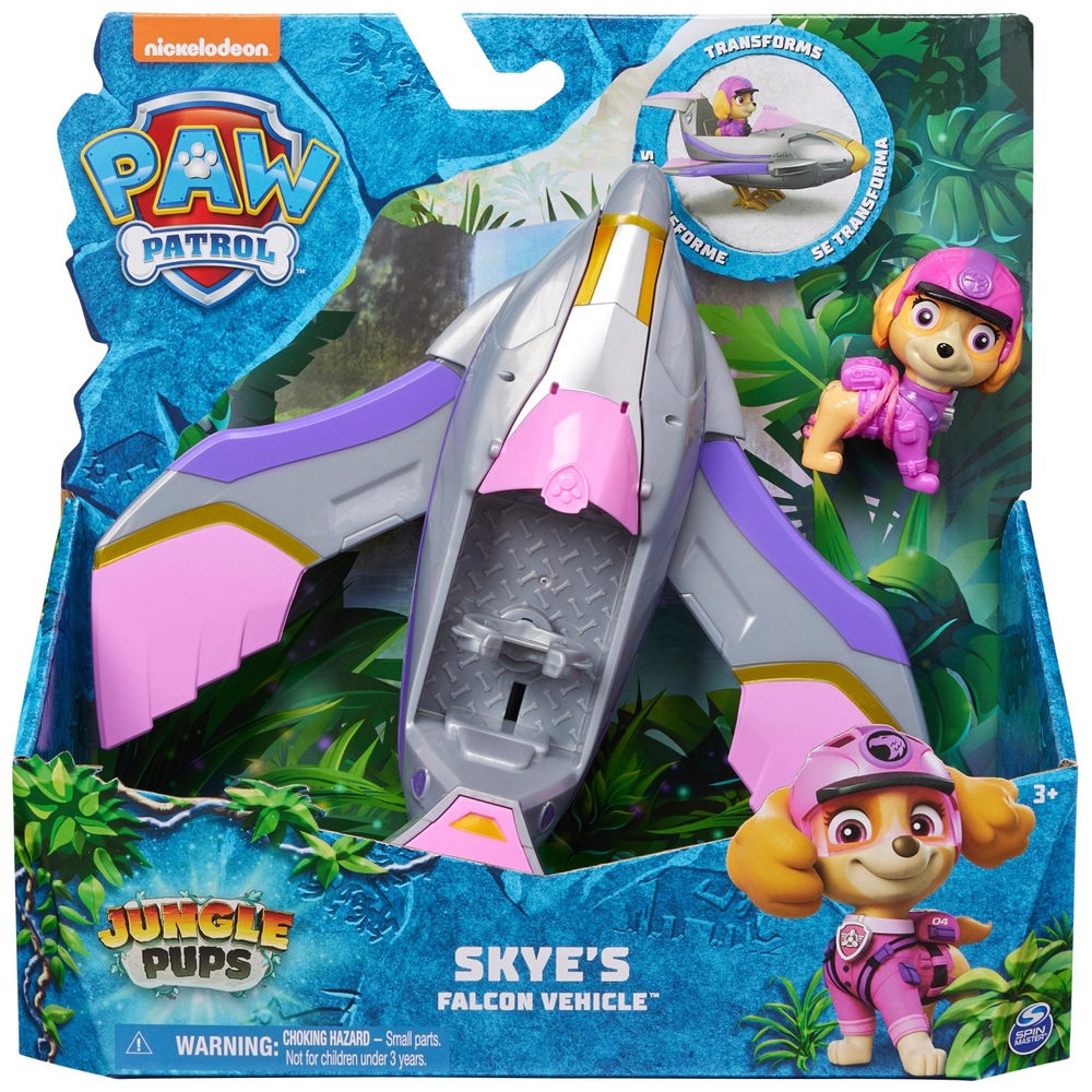 PAW Patrol Jungle Pups – Skye Falcon Rescue Vehicle | Smyths Toys Ireland