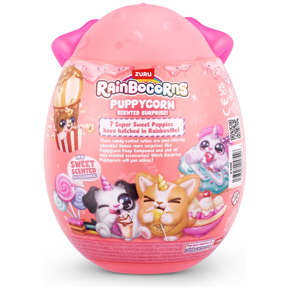 Rainbocorns by ZURU Puppycorn Scent Surprise Scented Plush Assortment Smyths Toys UK
