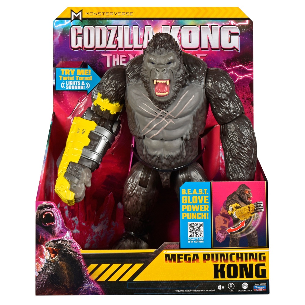 Monsterverse Godzilla x Kong The New Empire Mega Punching Kong Figure ...