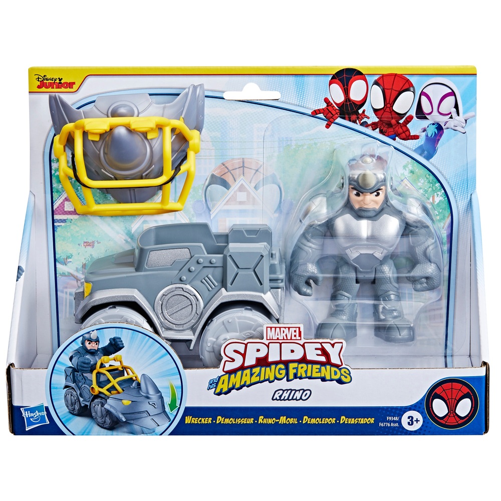 Spidey and His Amazing Friends Rhino Wrecker Set | Smyths Toys UK