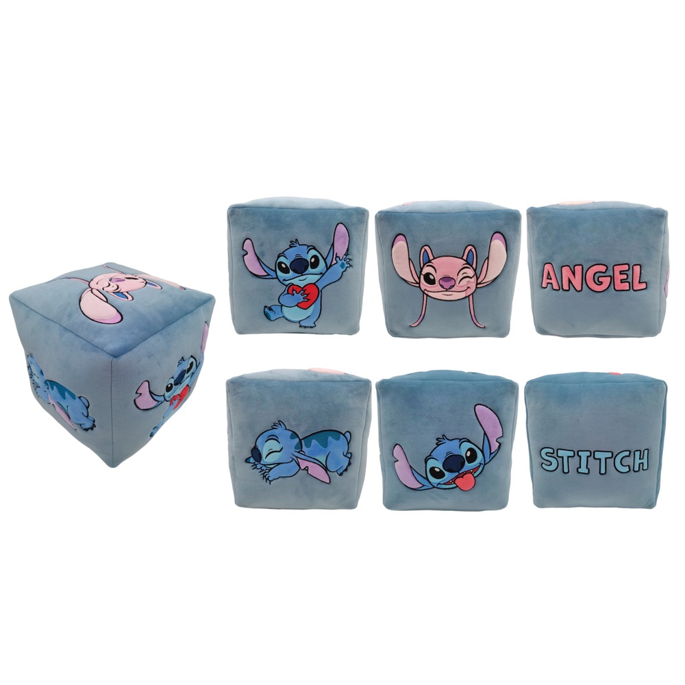 Disney - Stitch Cube Coussin | Smyths Toys France