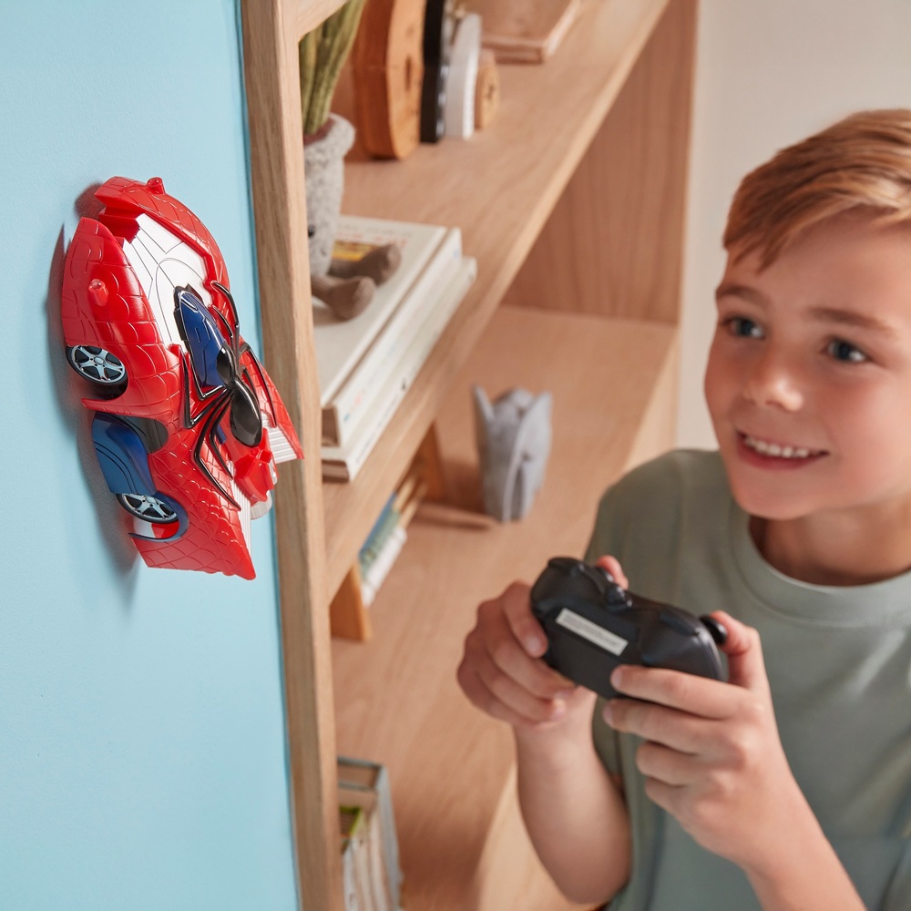 Marvel Spider-Man Remote Control Wall Climber Car | Smyths Toys UK