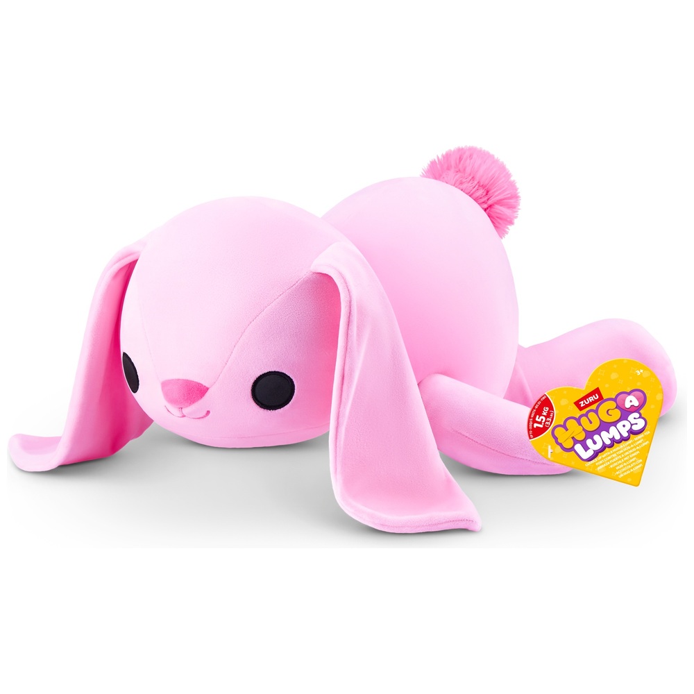 Hug-A-Lumps Kuscheltier mit Gewicht Hazel der rosa Hase ca. 60 cm Serie ...