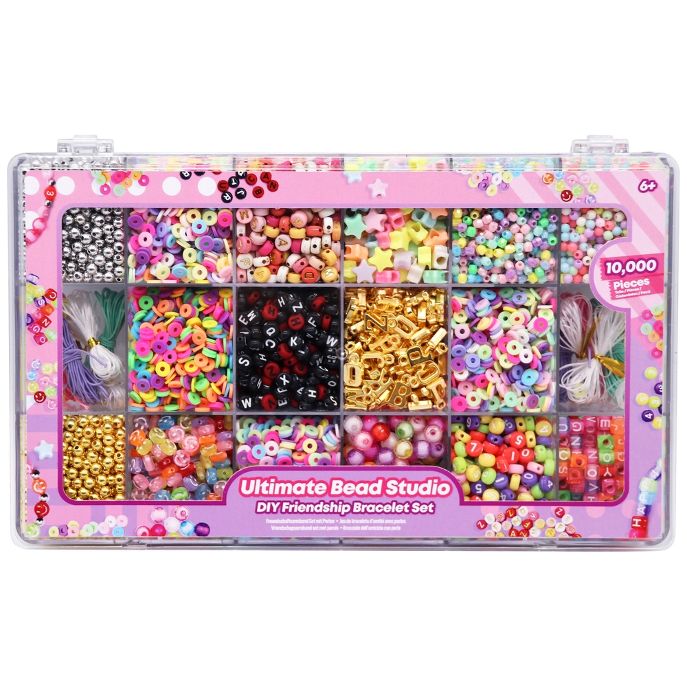 Ultimate Bead Studio Friendship Bracelet Kit 10,000 Pieces | Smyths Toys UK