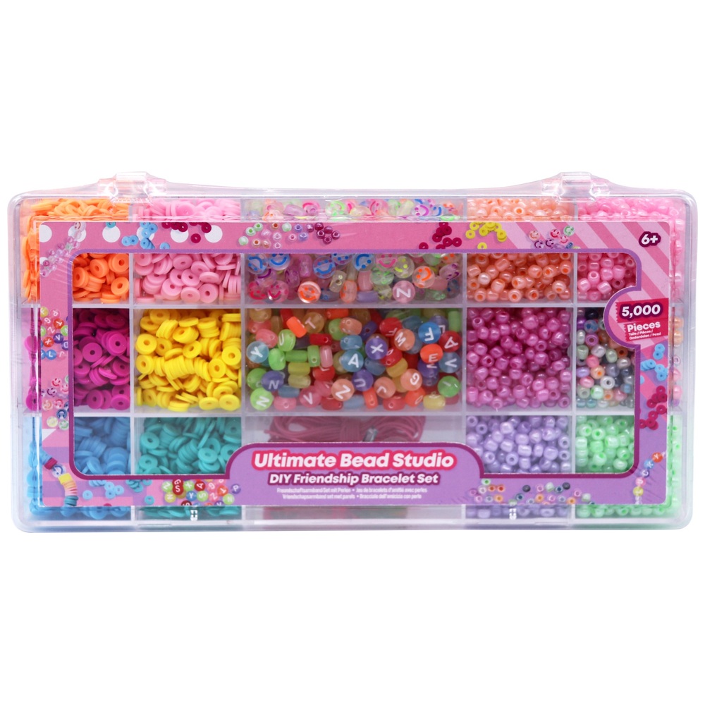 Ultimate Bead Studio DIY Freundschaftsarmbander Perlen Set 5.000 Teile