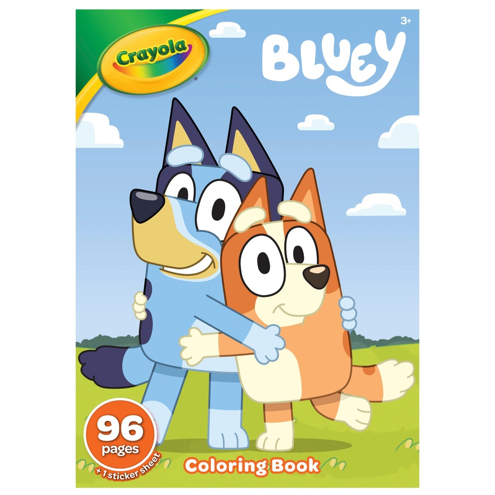 Crayola Bluey Colouring Pages Book | Smyths Toys Ireland