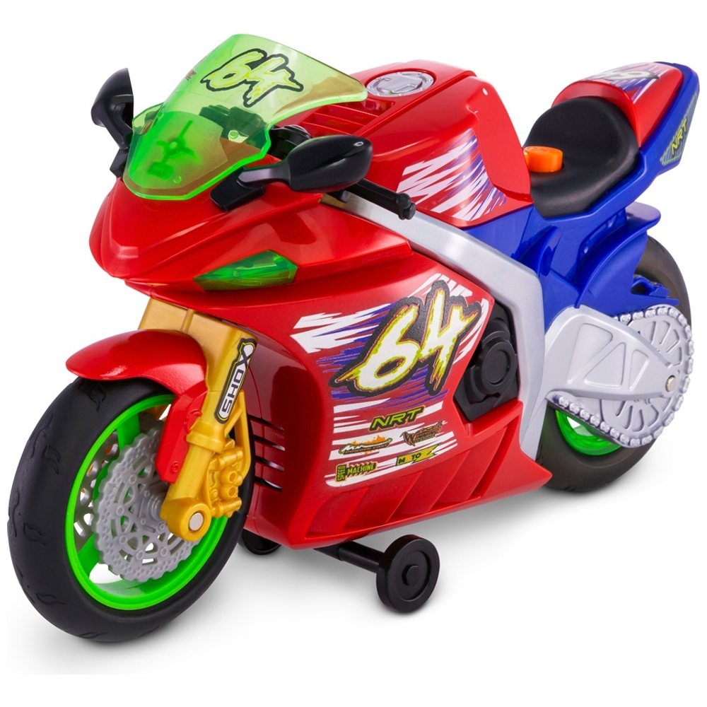 Super Wheelz Lights & Sounds Wheelie Bike Motorcycle Assortment | Smyths Toys UK