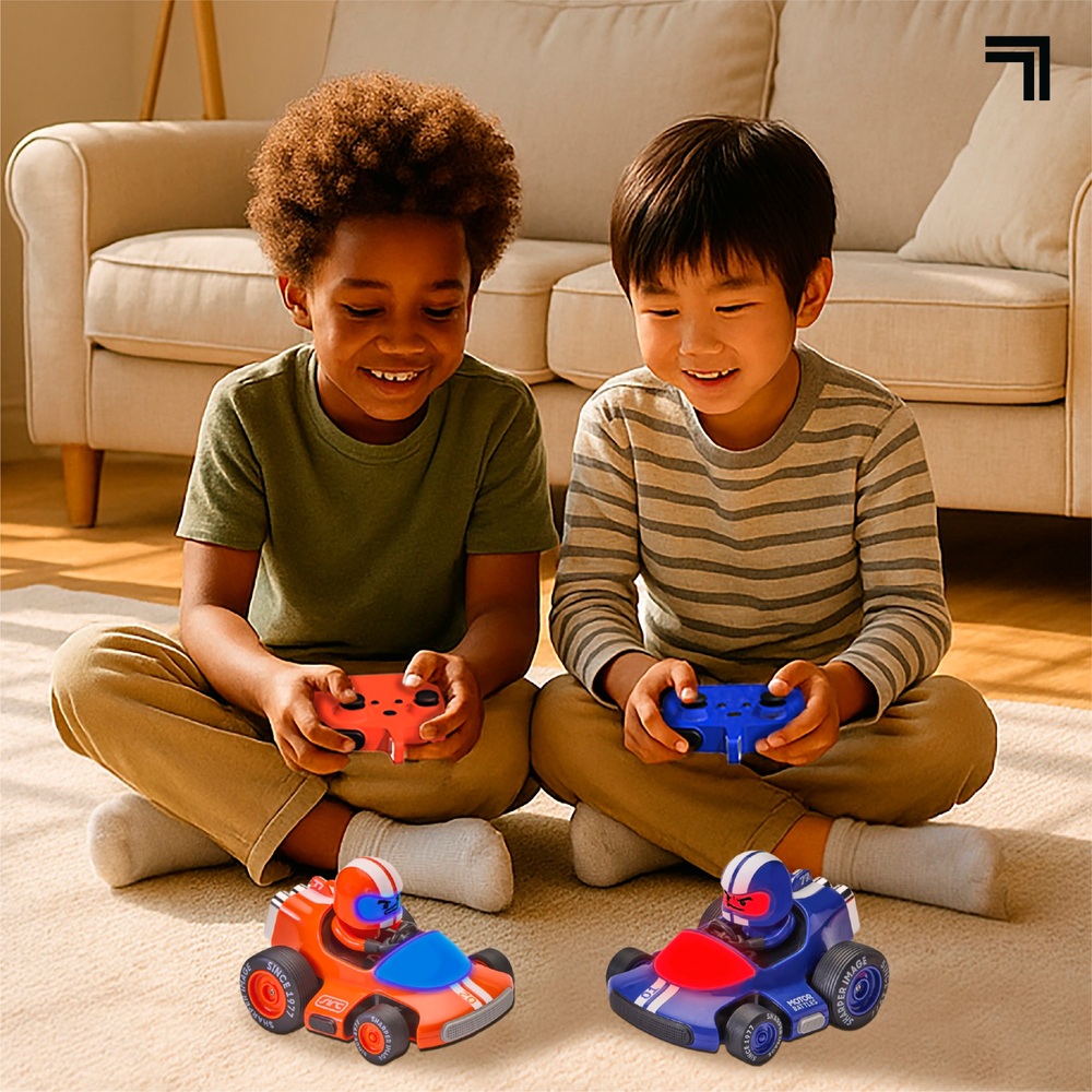 Sharper Image Remote Control Motor Battles Bumper Cars 2 Pack | Smyths ...