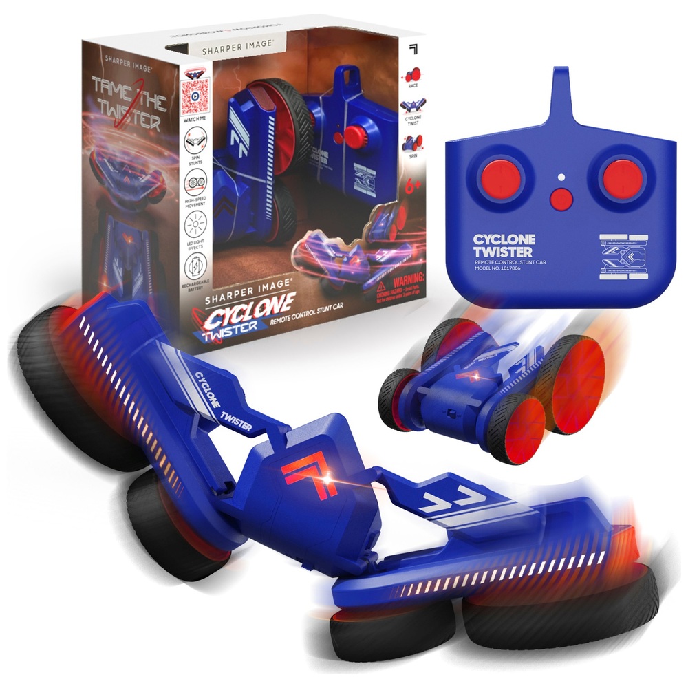 Sharper Image Remote Control Cyclone Twister Stunt Car | Smyths Toys UK