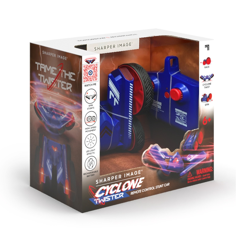 Sharper Image Remote Control Cyclone Twister Stunt Car | Smyths Toys UK