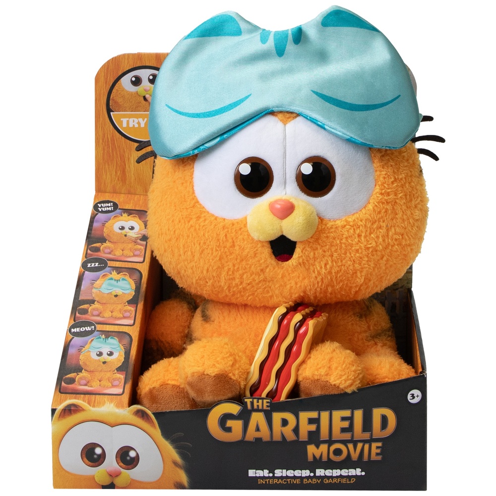 Garfield The Movie Baby Garfield Interactive Plush 25cm | Smyths Toys UK