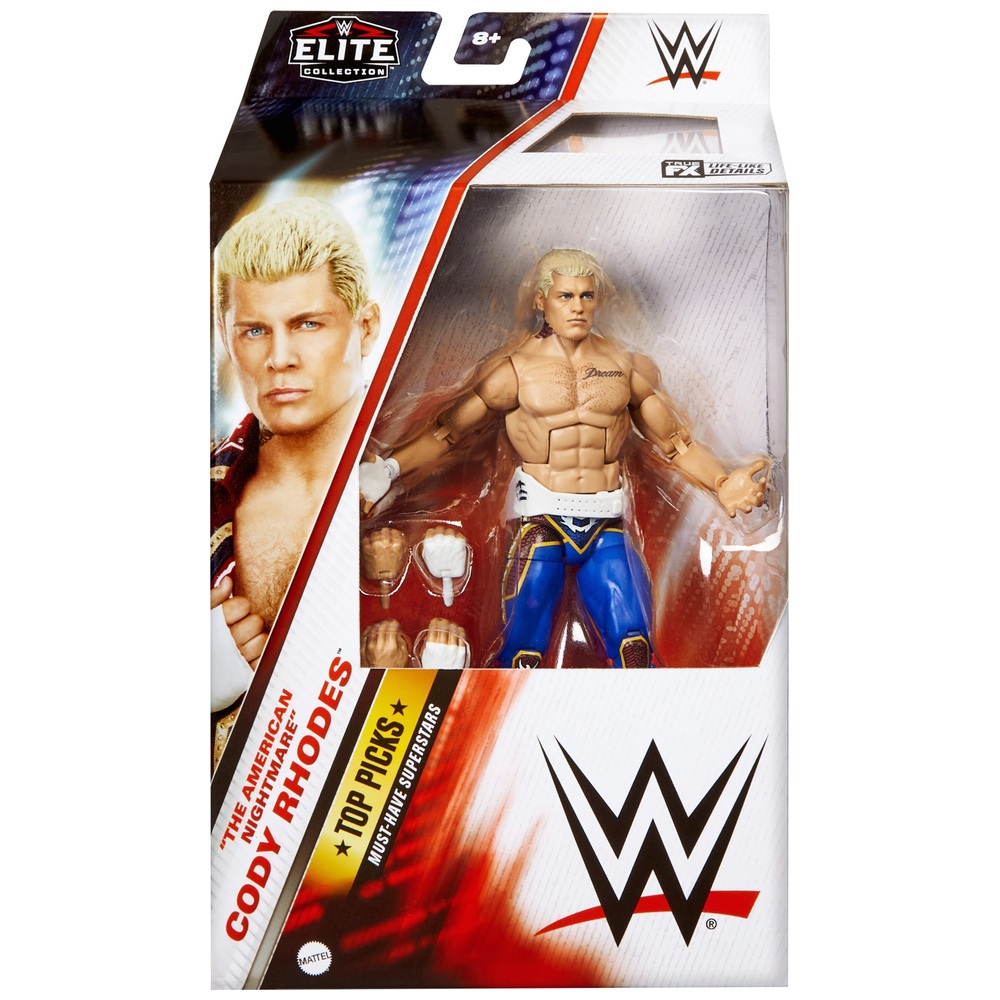 WWE Elite Top Picks Wrestling Figur Cody Rhodes | Smyths Toys Deutschland