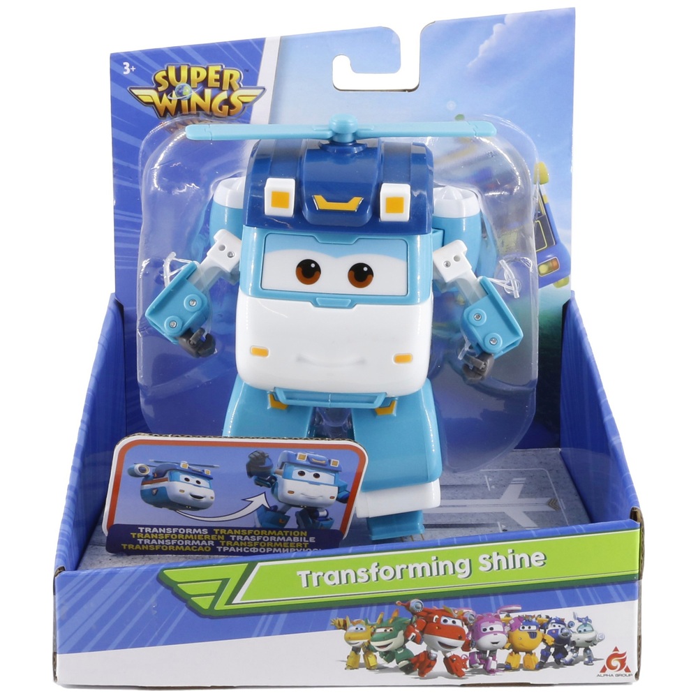 Super Wings verwandelbare Figur Shine ca. 12,7 cm | Smyths Toys Deutschland