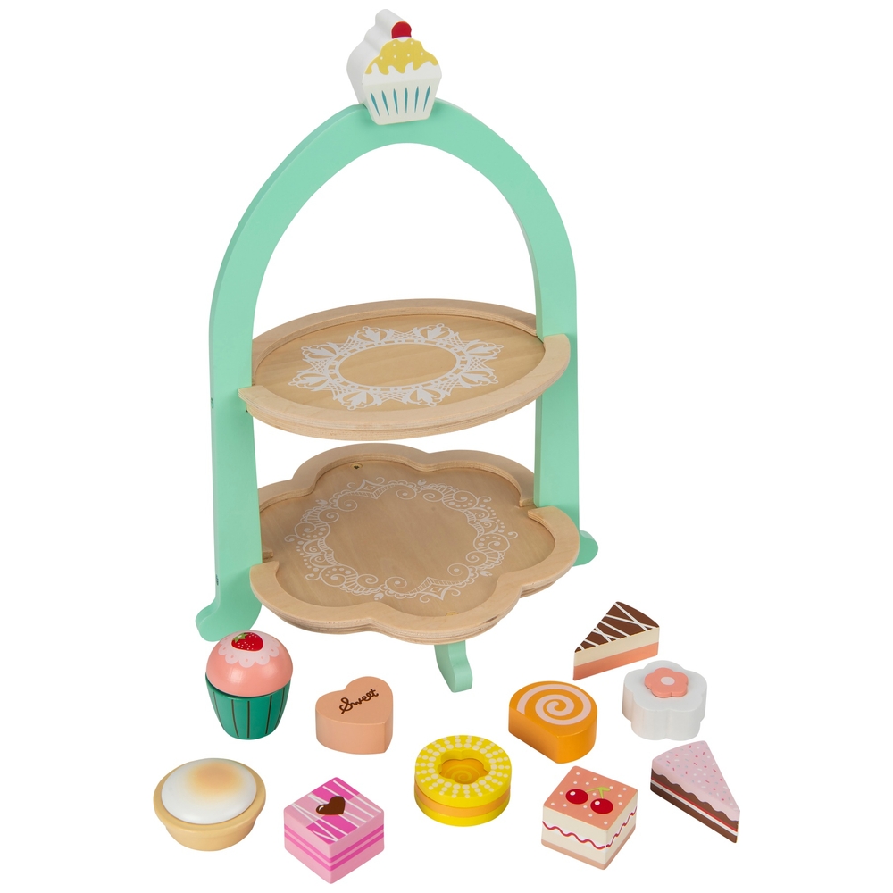 Kitchen Corner Kinderküche Zubehör Teatime Set aus Holz | Smyths Toys Deutschland